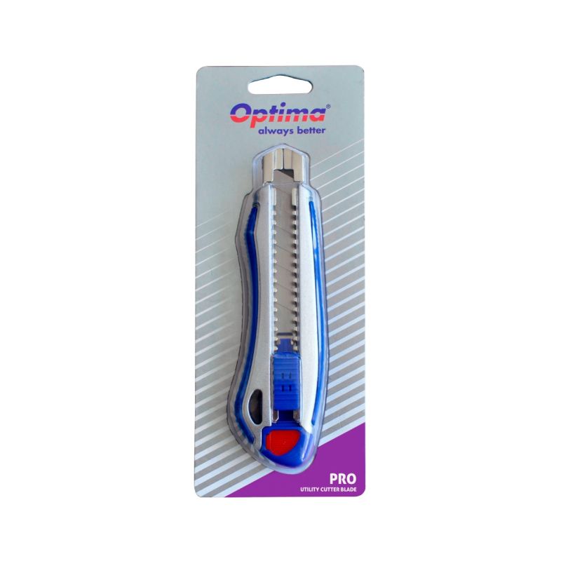 Cutter profesional Optima, lama 18mm + 5 rezerve SK5, cu auto-incarcare ...